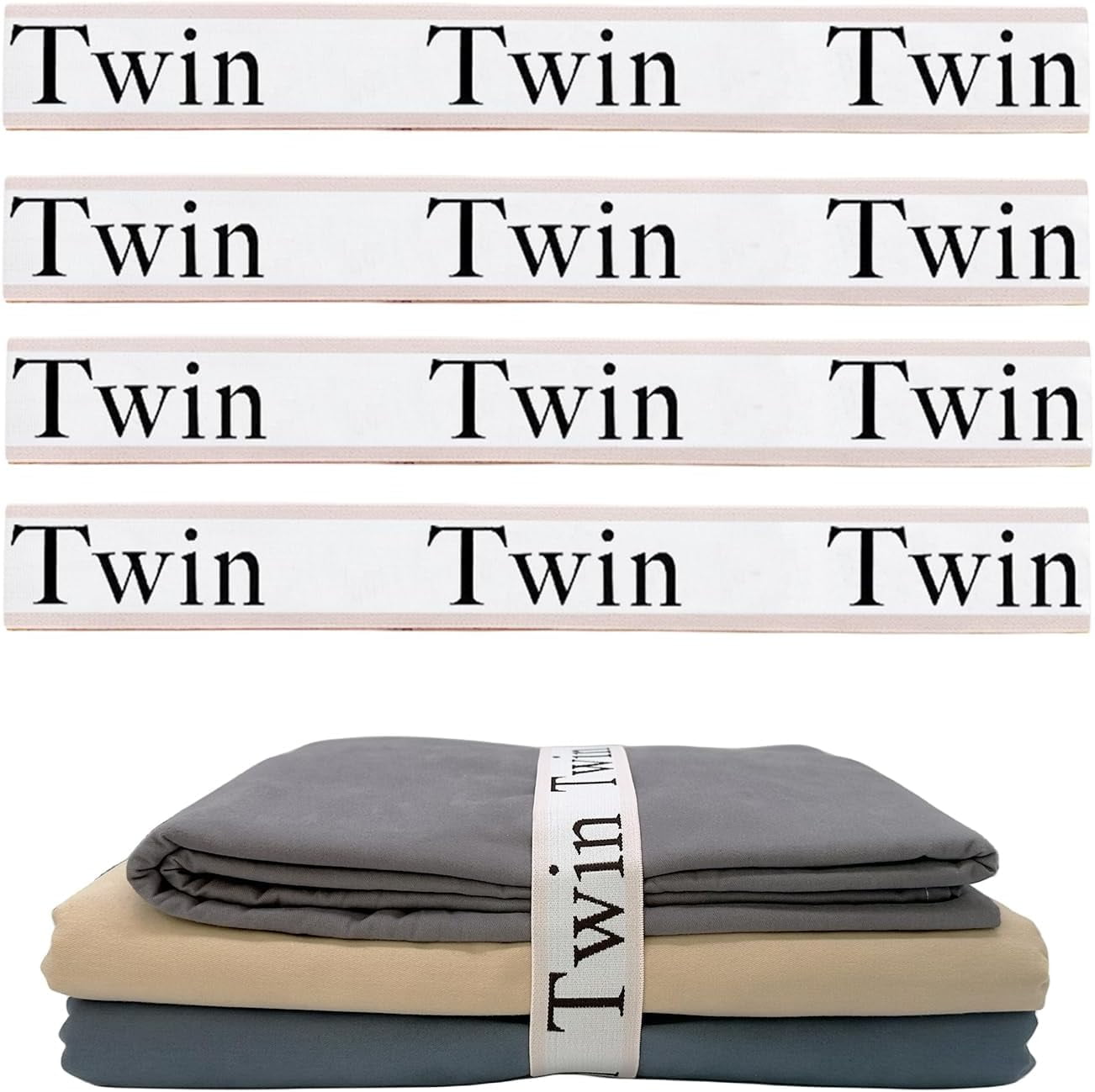 GDDPOD-4 Pieces Bed Sheet Organizer Bands, Sheet Organizers and Storage ...