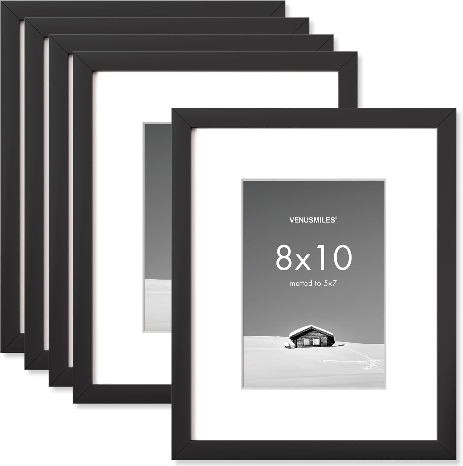 GDDPOD-8x10 inch Picture Frame, 8x10 Photo Frames with 5x7 Removable ...