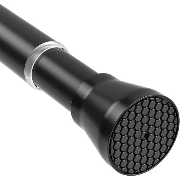 GDDPOD-Tension Rods for Windows 28 to 48 Inch Black Curtain Rods no ...