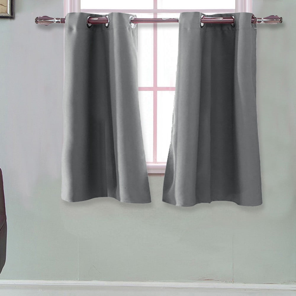 GDDTOY 2PC Insulated Foam Lined Heavy Thick Grommet Window Curtain ...