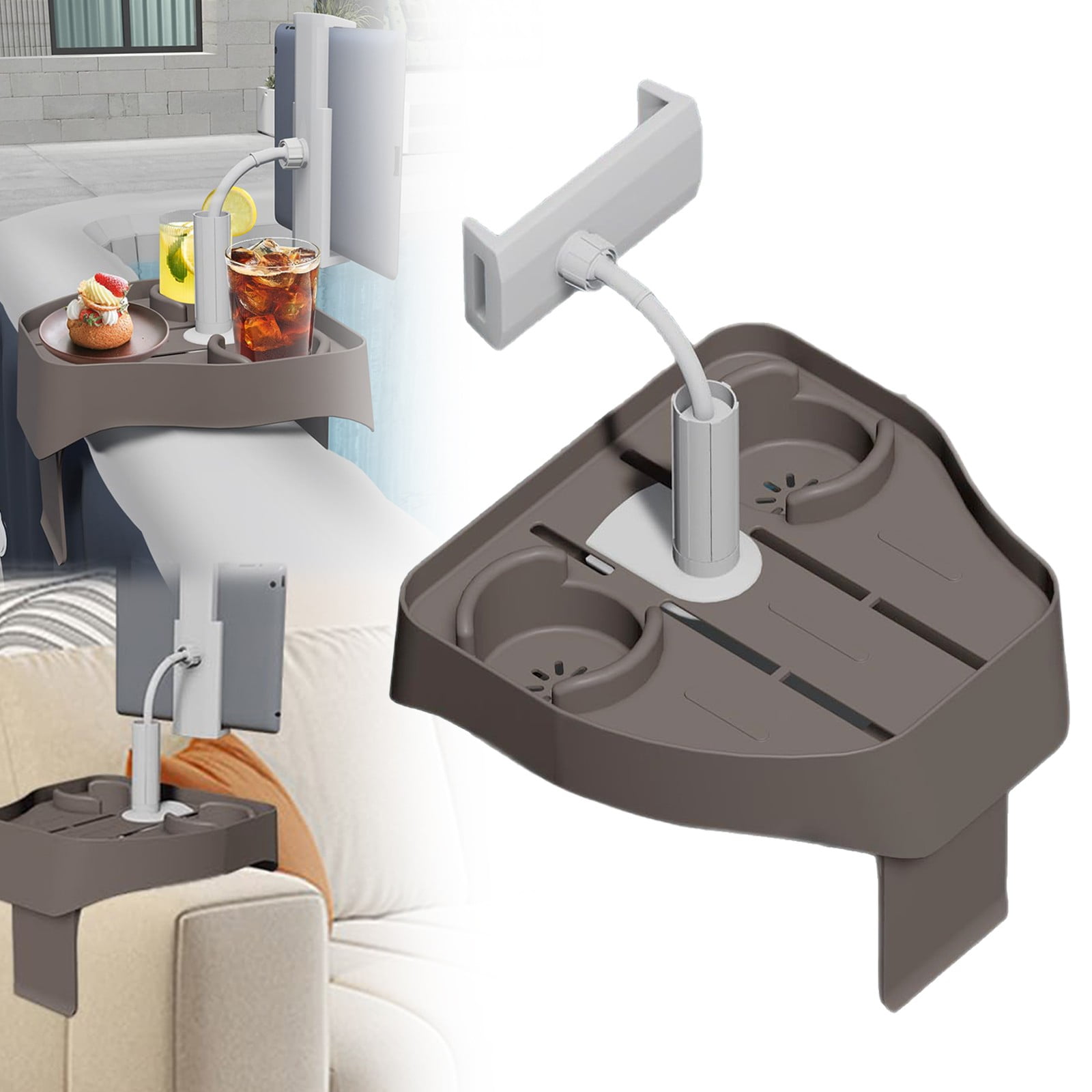 GDDTOY Adjustable Hot Tub Tray Table With Cup Holder Phone Holder For ...