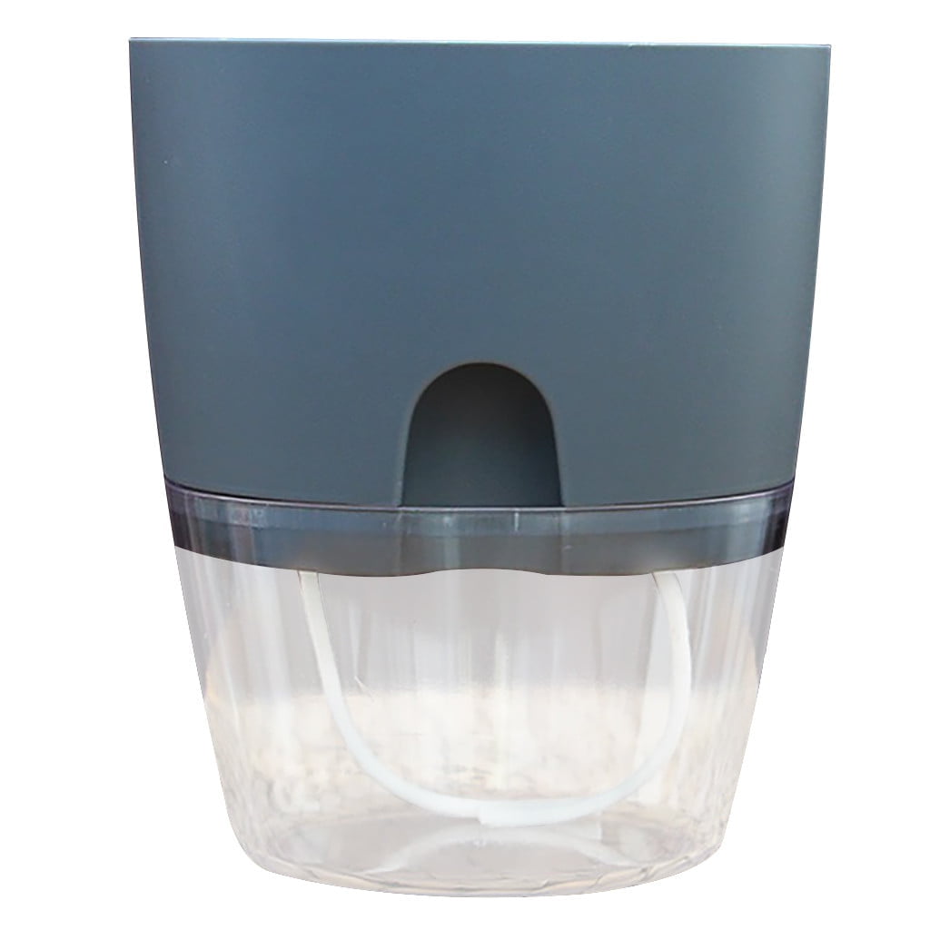 GDDTOY Lazy Flower Pot Automatic Water Absorption Plastic Pot Green ...