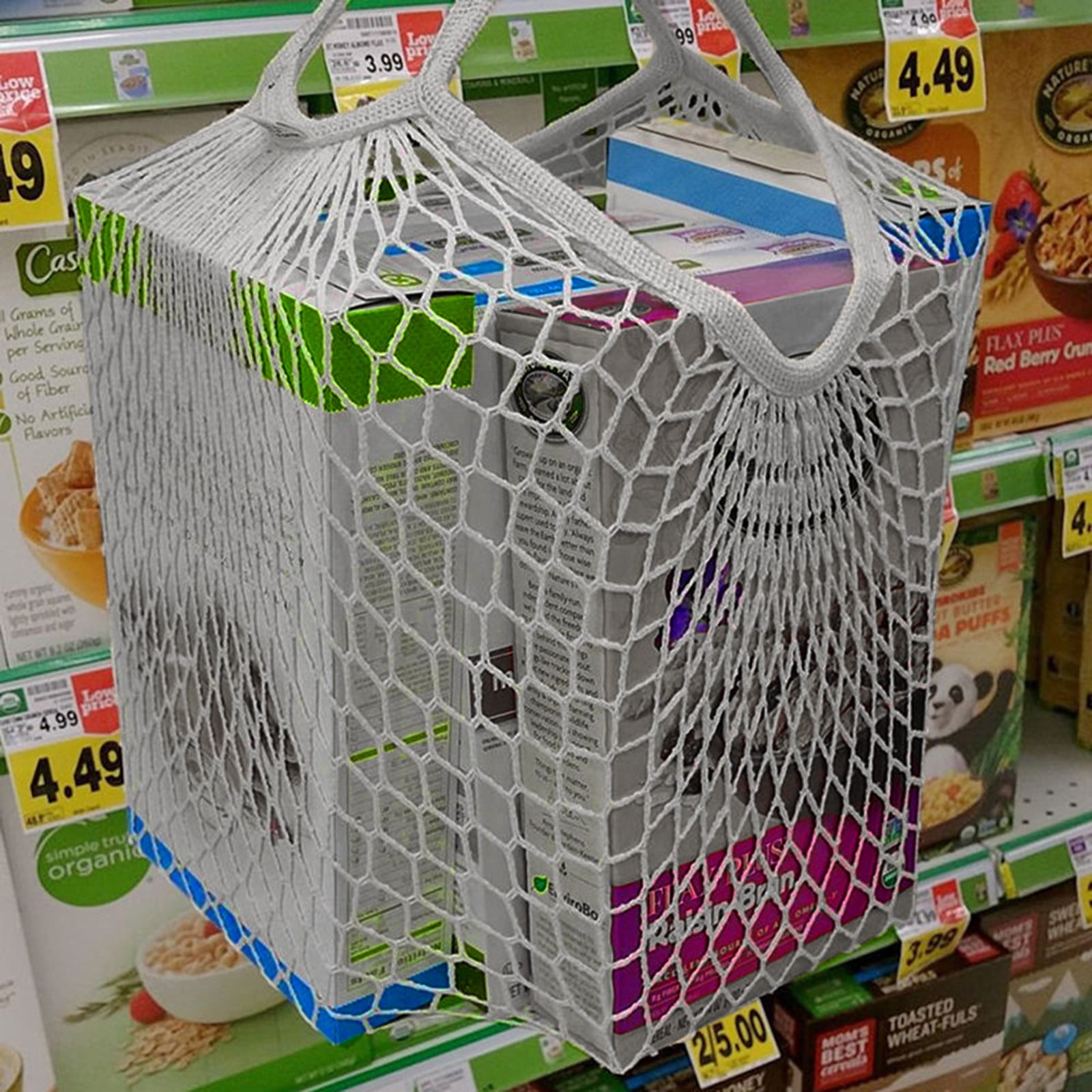 GDDTOY Mesh Net Turtle Bag String Shopping Bag Reusable Fruit Storage ...