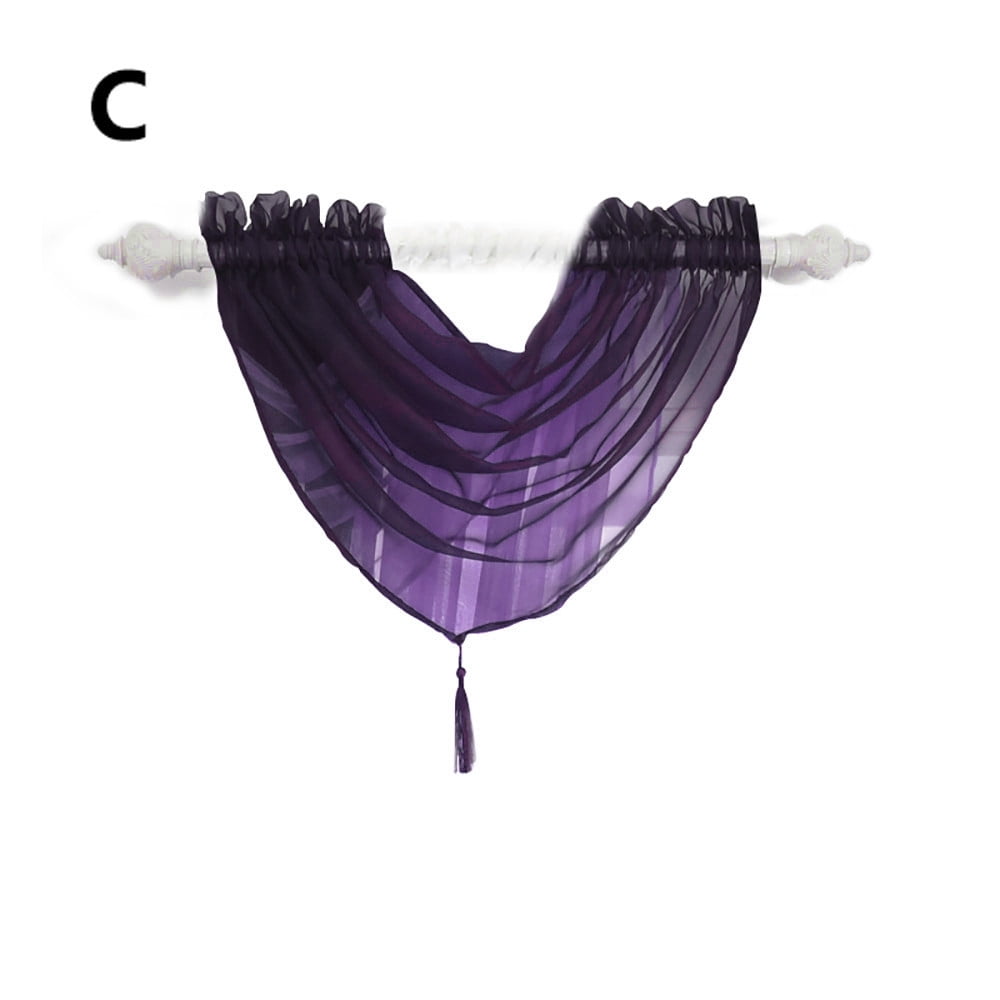 GDDTOY Voile Curtain Swags All Colours Pelmet Valance Net Curtains ...