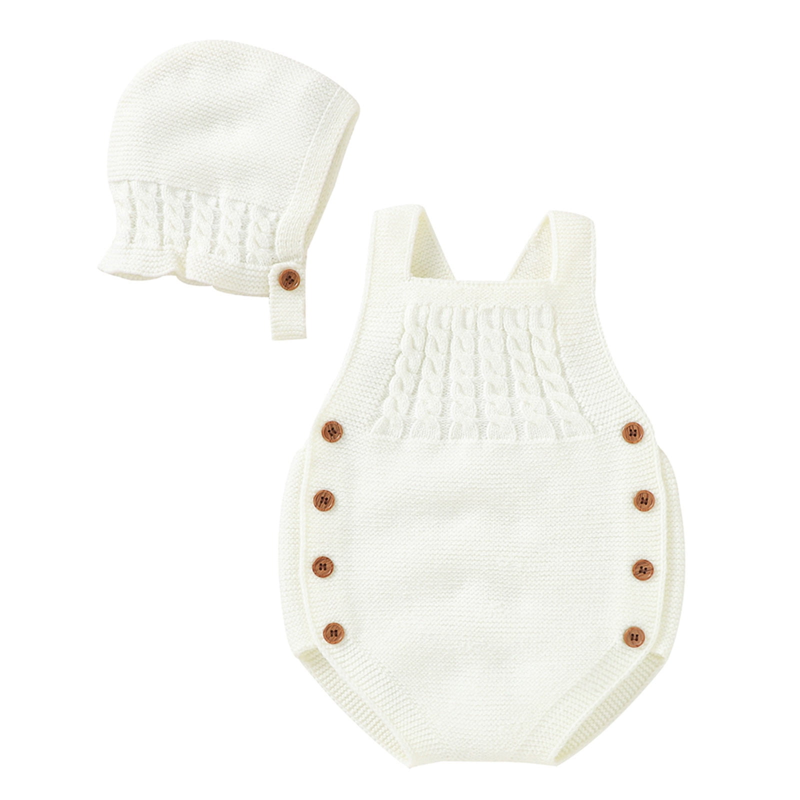 GDEGE Baby Knit Romper Cotton Sleeveless Jumpsuit Boy Girl Jumpsuit ...
