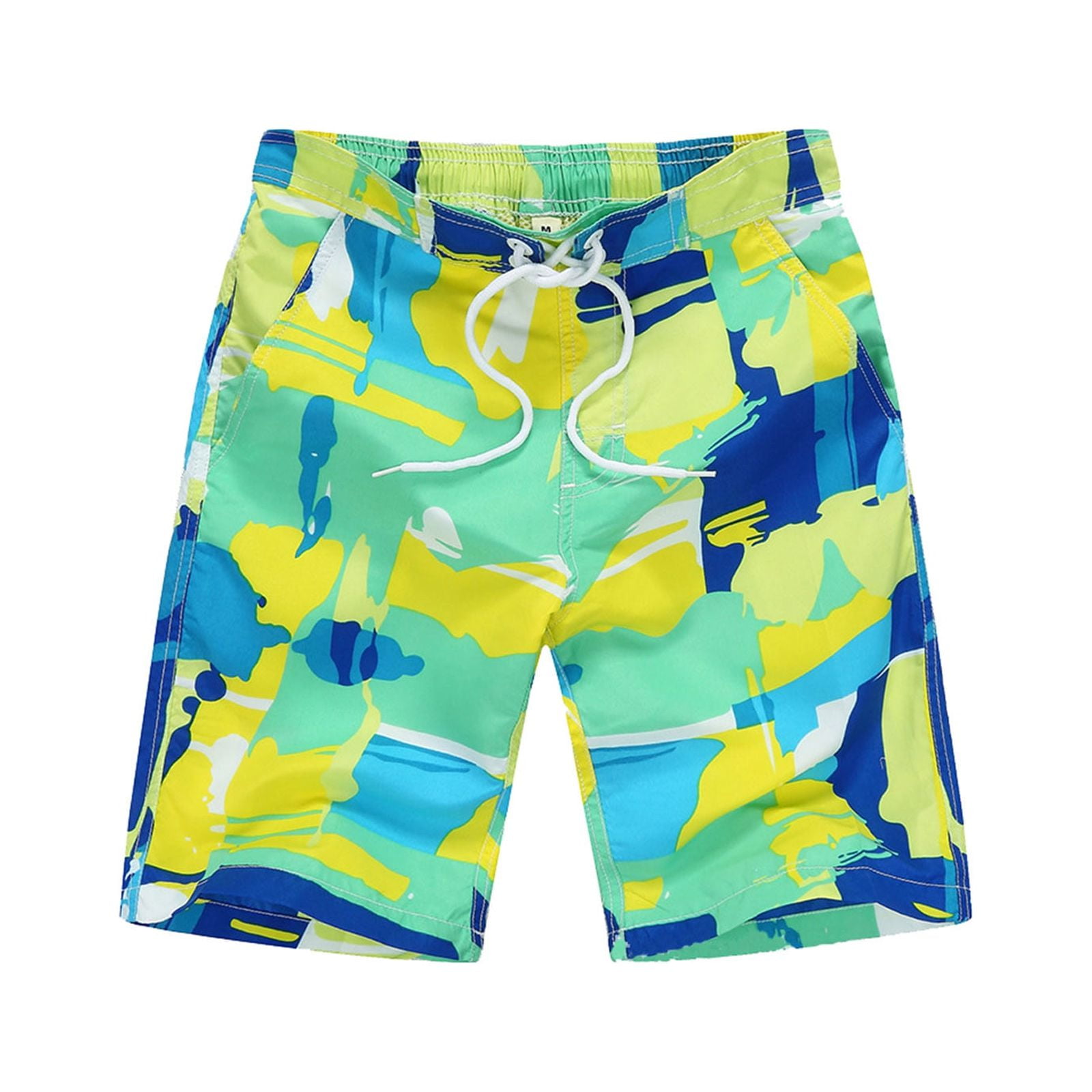 GDEGE Kids Boys Swim Shorts Trunks Prints Colourful Beach Board Shorts ...