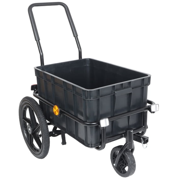 GDF Studio 2-in-1 Bike Cargo Trailer, Pushcart Stroller, Bicycle Wagon ...