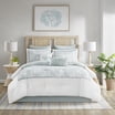 GDF Studio 3-Piece Cotton Yarn Dyed Comforter Set, Tufted Chenille ...