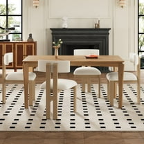 GDF Studio 5-Piece Industrial Dining Set with Round Table with Wood ...