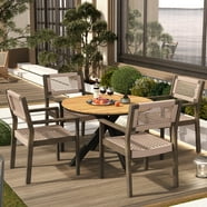 Better Homes & Gardens Tarren 5 Piece Outdoor Dining Set, Black ...
