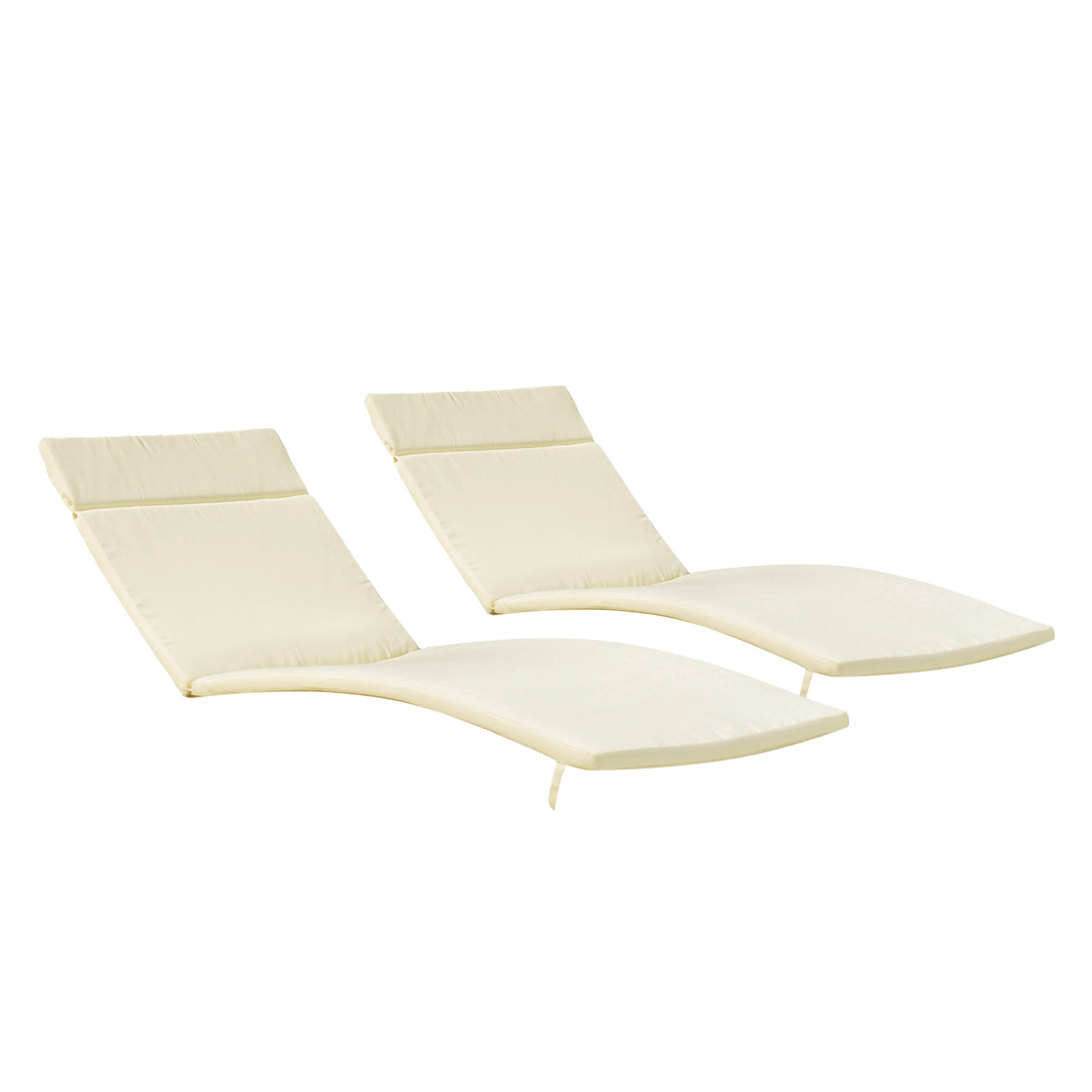 GDF Studio Albany Lounge Cushion, Set of 2, Beige, Cushion Only ...