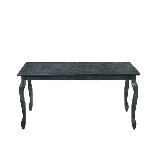 GDF Studio Birdsong French Country Wooden Expandable Dining Table, Gray ...