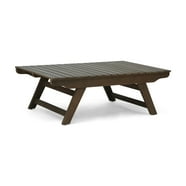 GDF Studio Elloree Patio Outside Garden Acacia Wood Coffee Table, Teak ...
