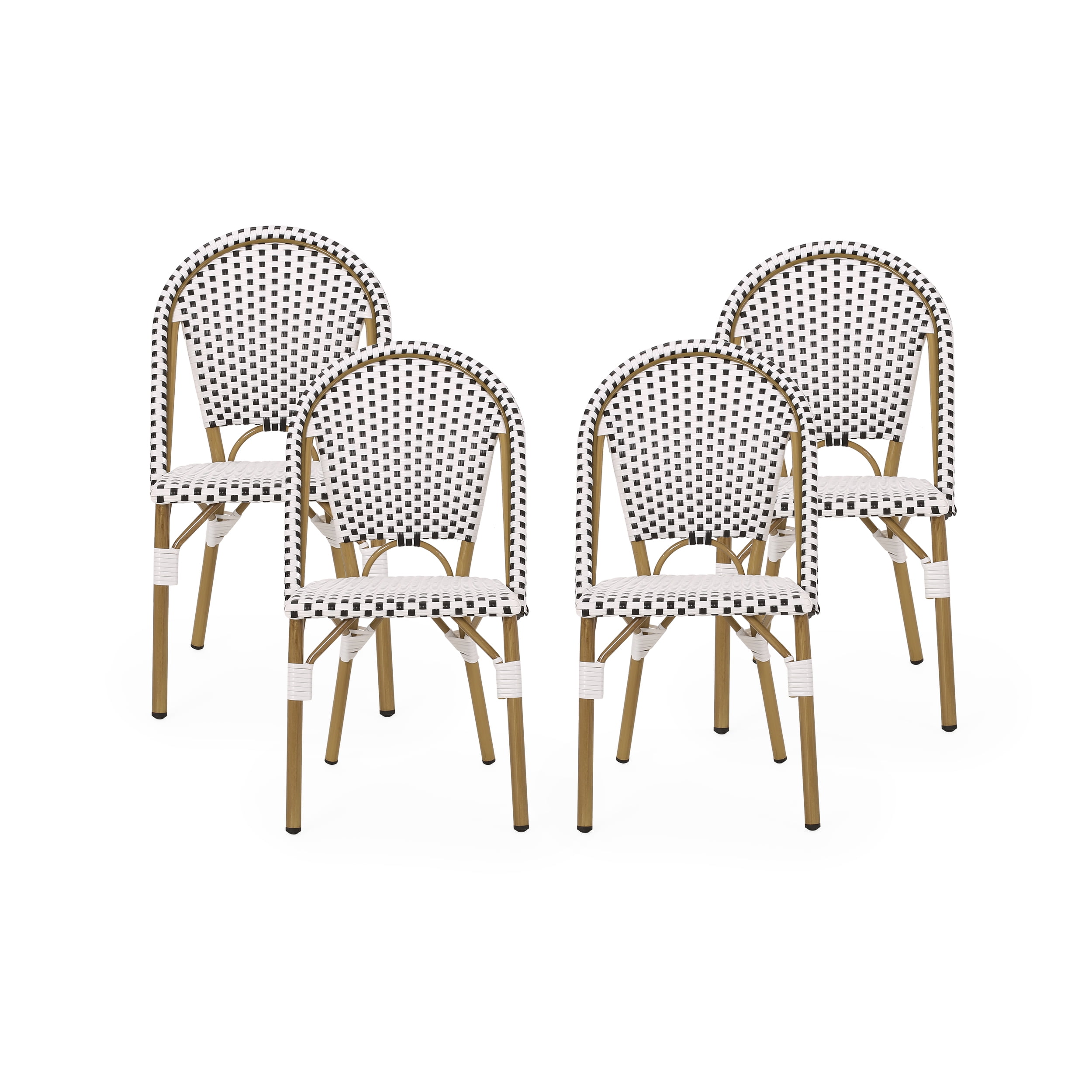 GDF Studio Brandy Bistro Chairs, Set of 4 - Patio Furnishings - Walmart ...