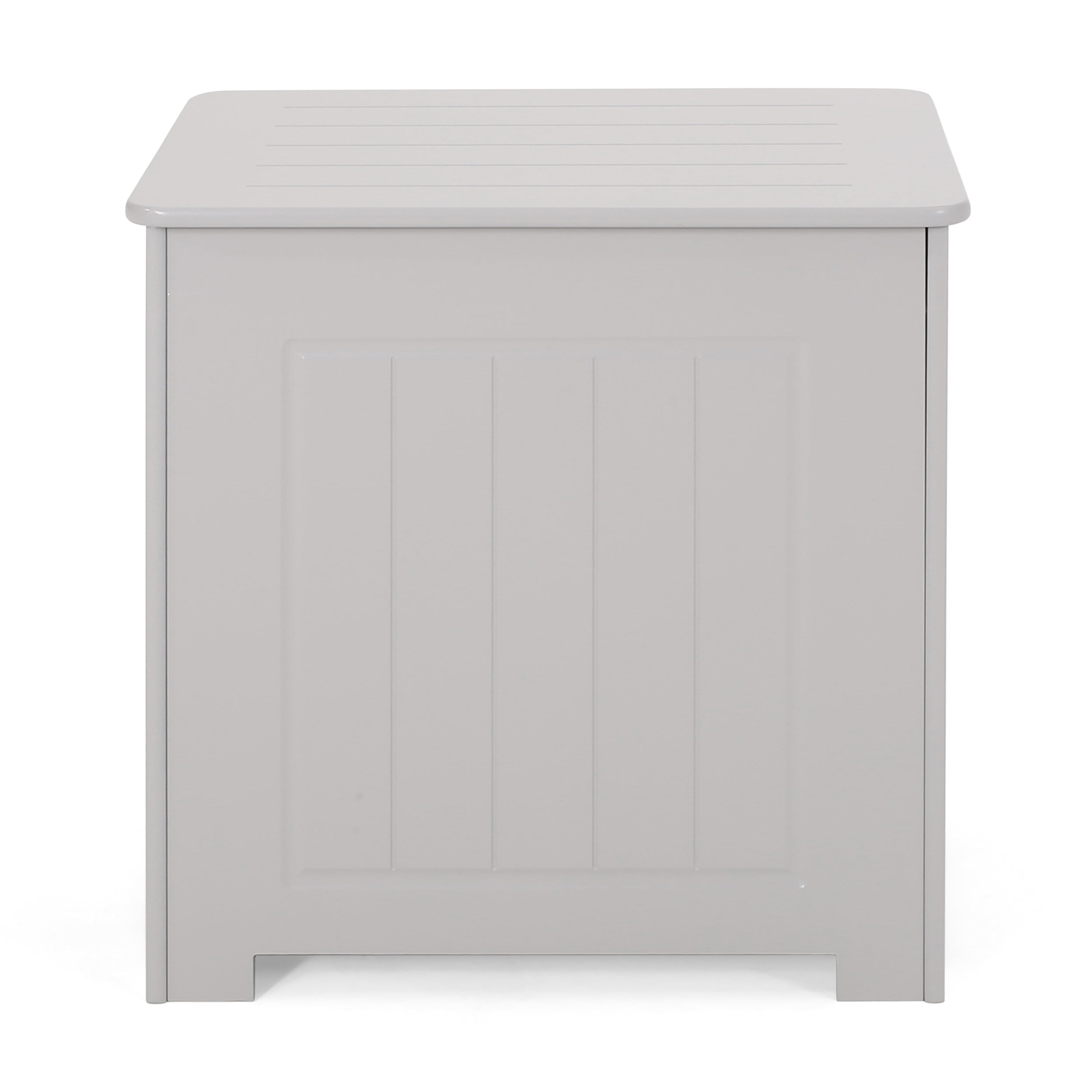 GDF Studio Camborne Modern Laundry Hamper with Lid, Light Gray ...