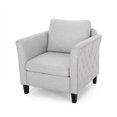 GDF Studio Centennial Contemporary Fabric Tufted Club Chair with ...