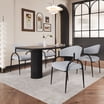 GDF Studio Modern Upholstered Dining Chairs with Ergonomic Backrests ...