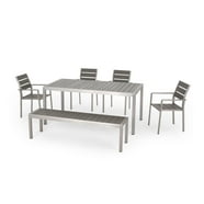 Innova Chippendale 4 ft. Cast Aluminum Park Bench - White - Walmart.com