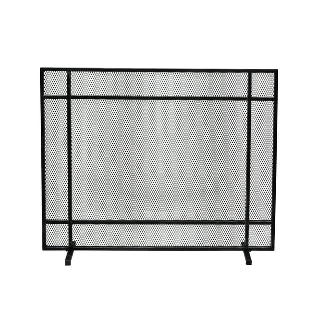 Markus Modern Single Panel Iron Firescreen - Walmart.com