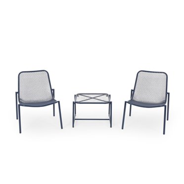 Sajan Outdoor Modern 2 Seater Chat Set, Matte Green - Walmart.com
