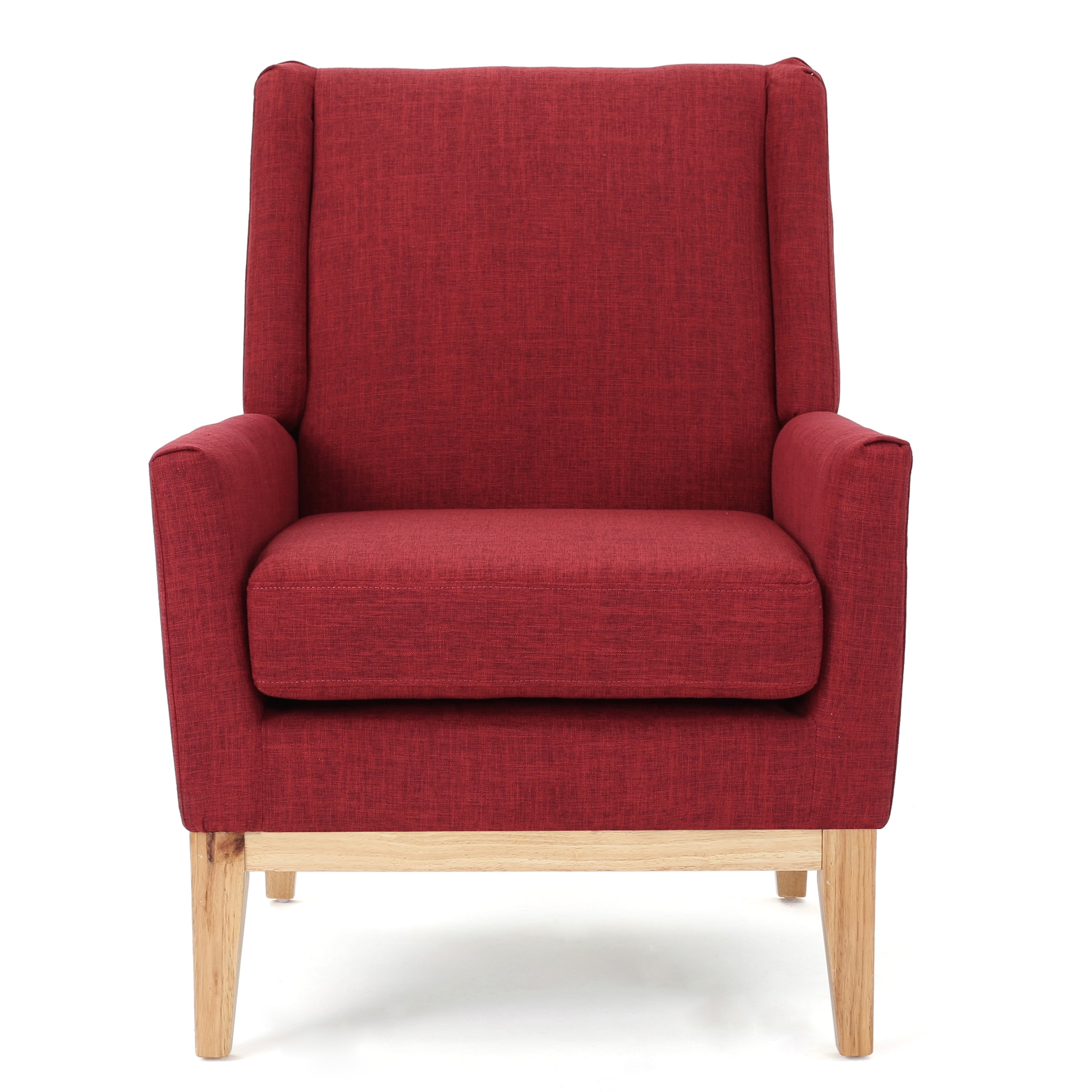 GDF Studio Glasgow Mid Century Modern Fabric Upholstered Club Chair ...