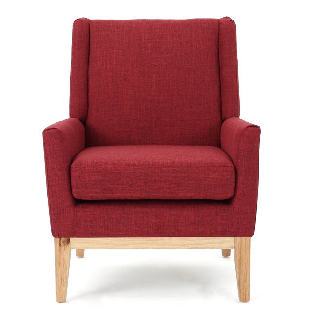 GDF Studio Glasgow Mid Century Modern Fabric Upholstered Club Chair ...