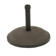 GDF Studio Gretna Outdoor 33 lbs Circular Concrete Umbrella Base, Brown ...
