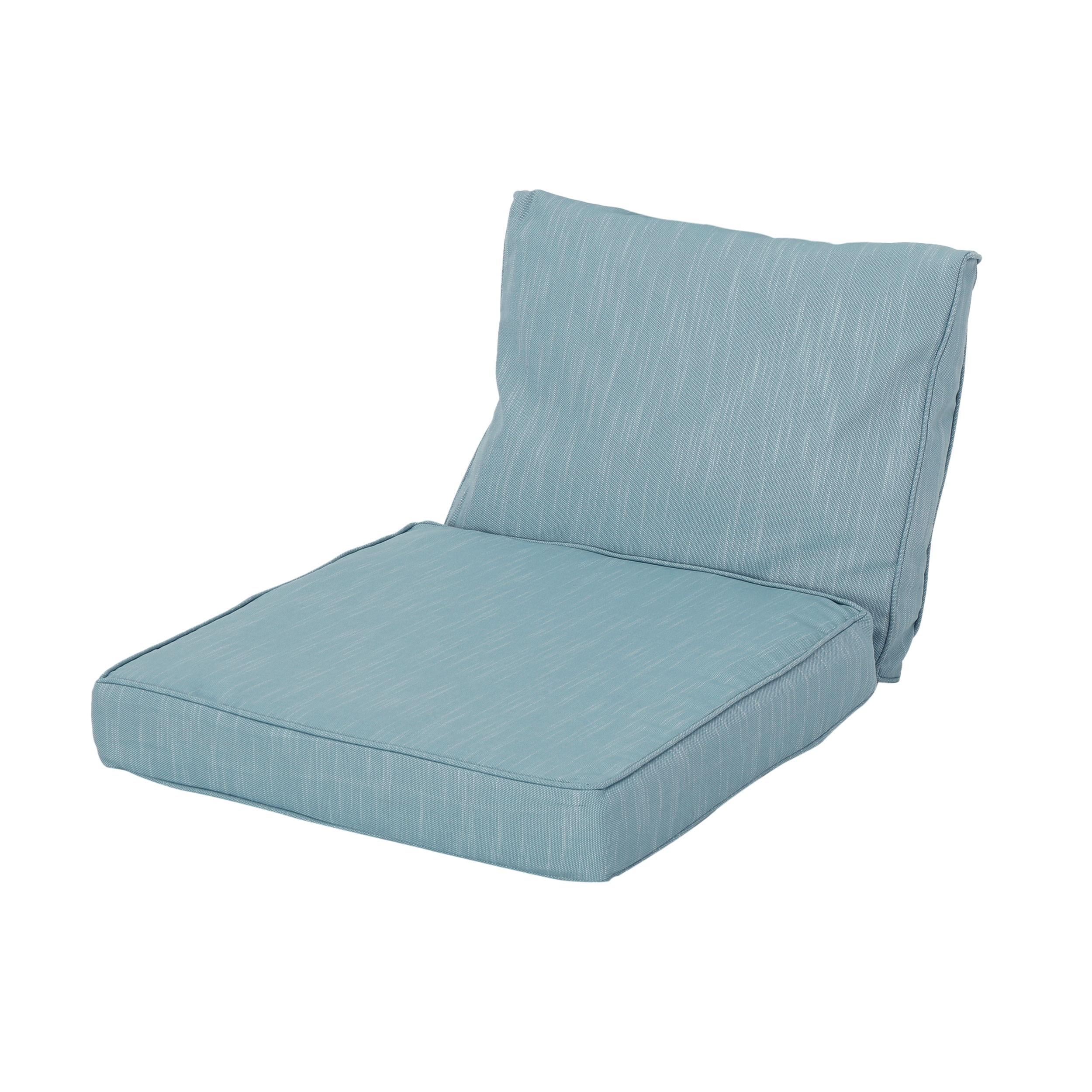 GDF Studio Massey Outdoor Water Resistant Fabric Club Chair Cushions ...