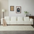 GDF Studio Modern 4-Seater Modular Sofa with Boucle Upholstery ...