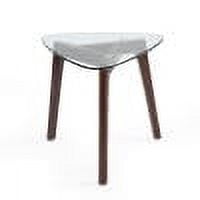 Mosier Mid-Century Modern End Table with Glass Top - Walmart.com