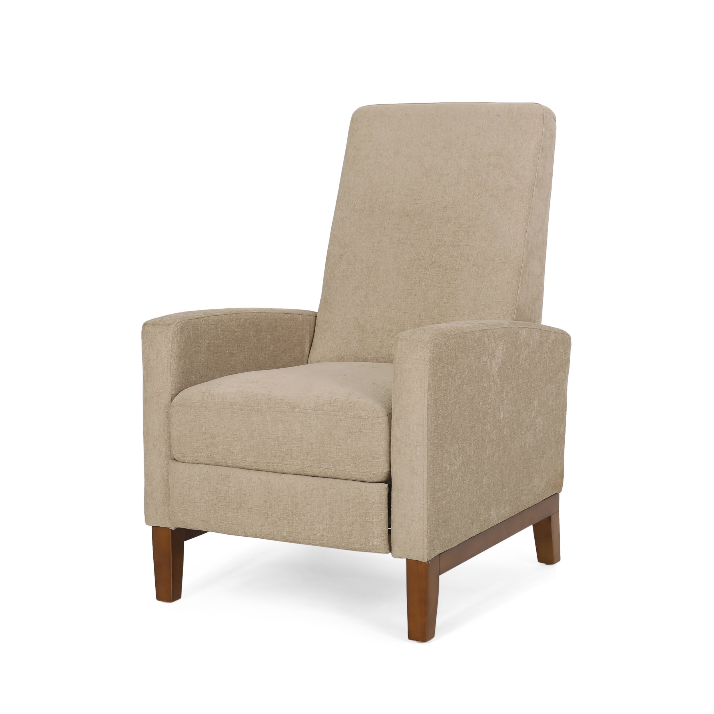 GDF Studio Plevna Contemporary Fabric Upholstered Pushback Recliner ...