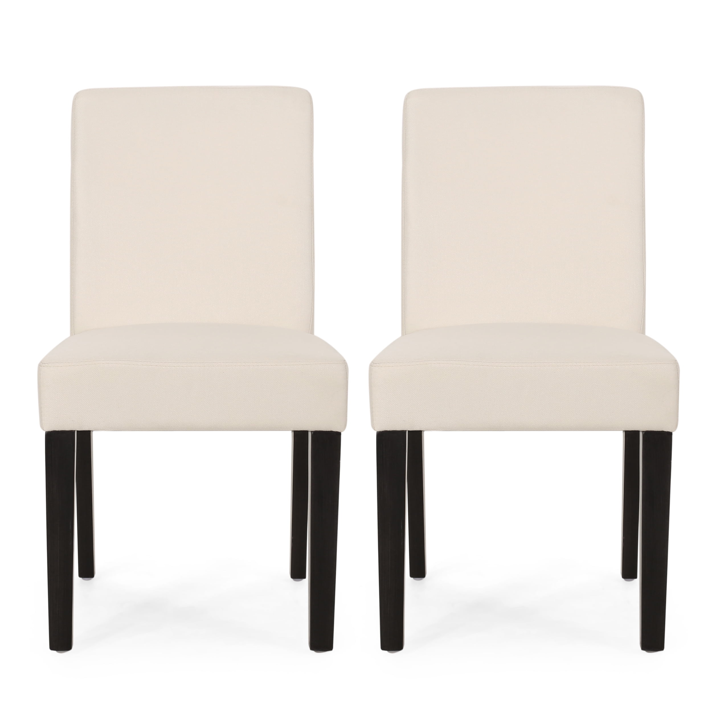 GDF Studio Pocatello Contemporary Fabric Upholstered Dining Chairs, Set ...