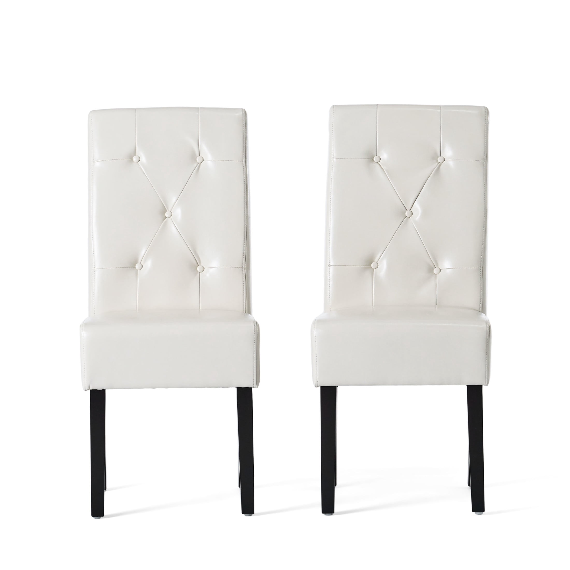 GDF Studio San Marcos Contemporary Tufted Dining Chairs, Set of 2 ...