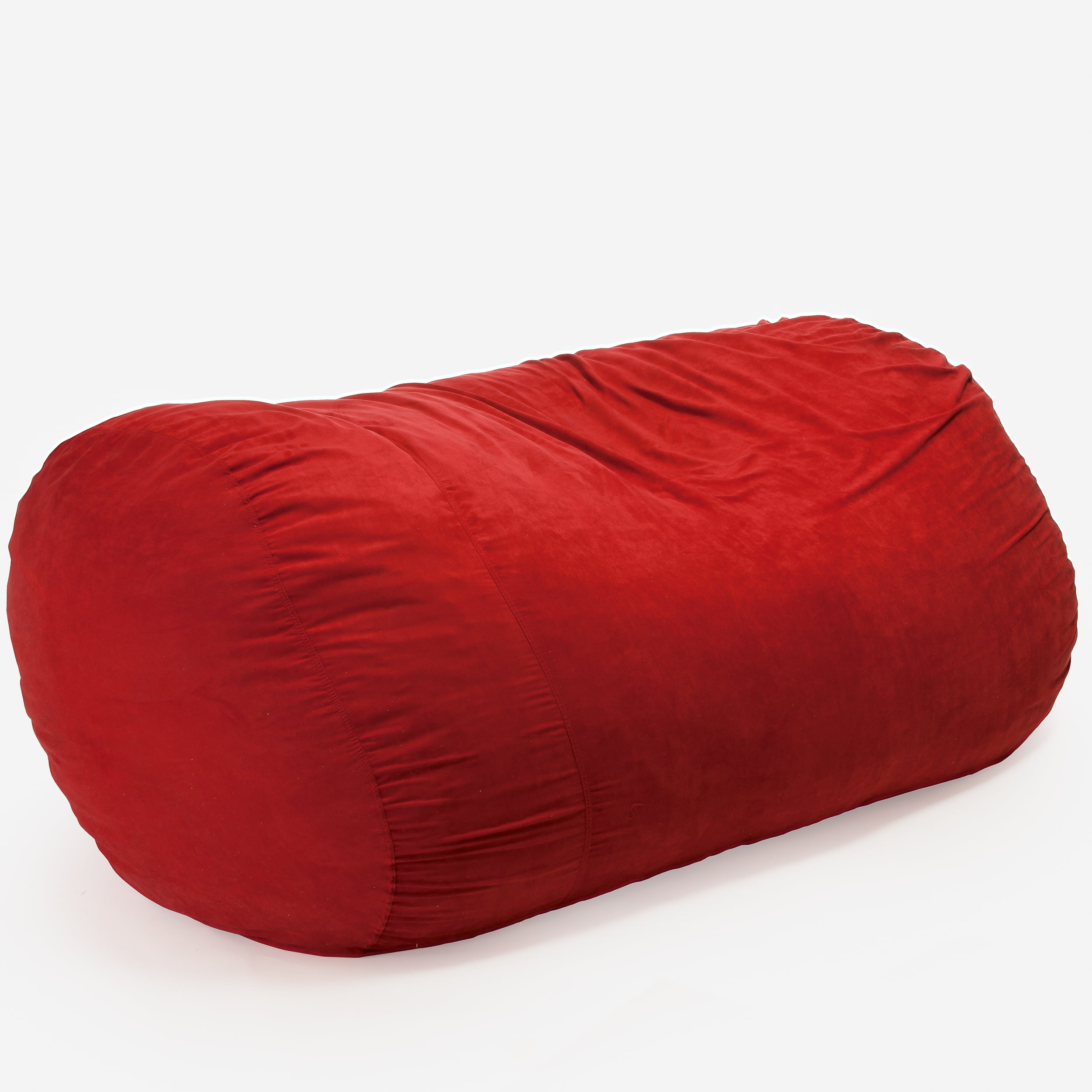 GDF Studio Wanda Traditional 8 Foot Suede Bean Bag (Cover Only), Red ...