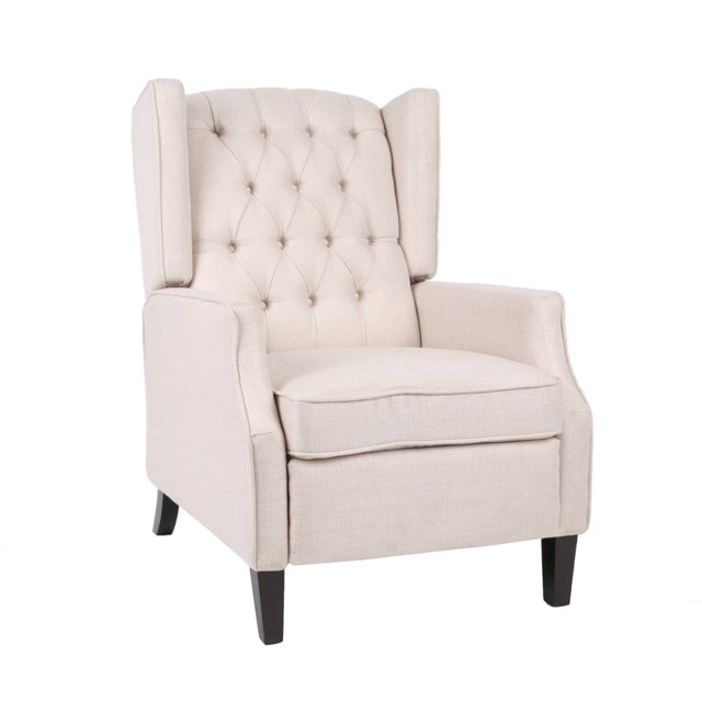 GDF Studio Westcott Contemporary Fabric Tufted Wingback Pushback ...