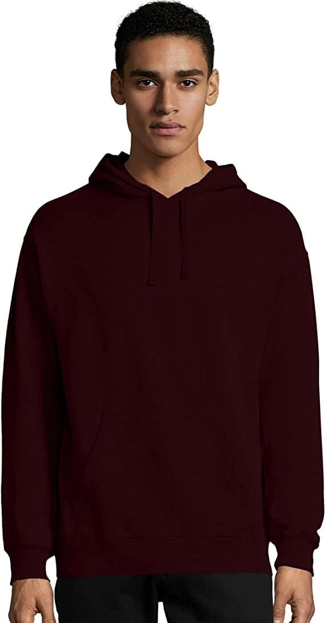 GDH450 Hanes Unisex Comfortwash Garment Dyed Fleece Hoodie - Maroon - S ...