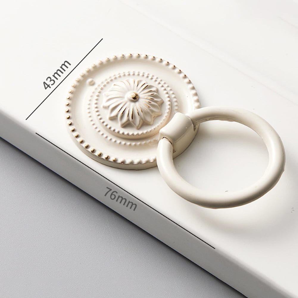 GDHOME Retro Handles Antique Knobs Door Drawer Cabinet Ring Knob ...