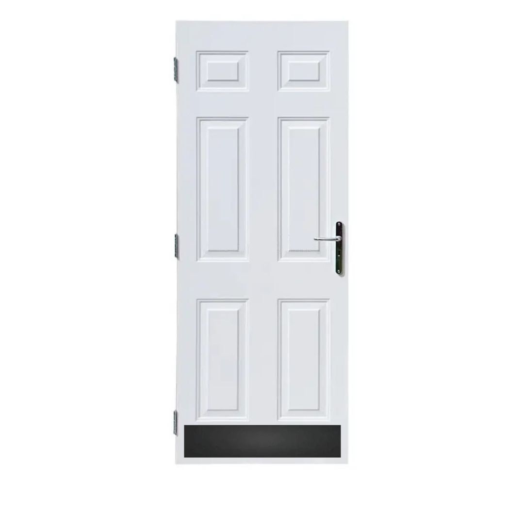 GDI Hardware Aluminum Kick Plate - Adhesive Mounted - Black Finish - 10 ...