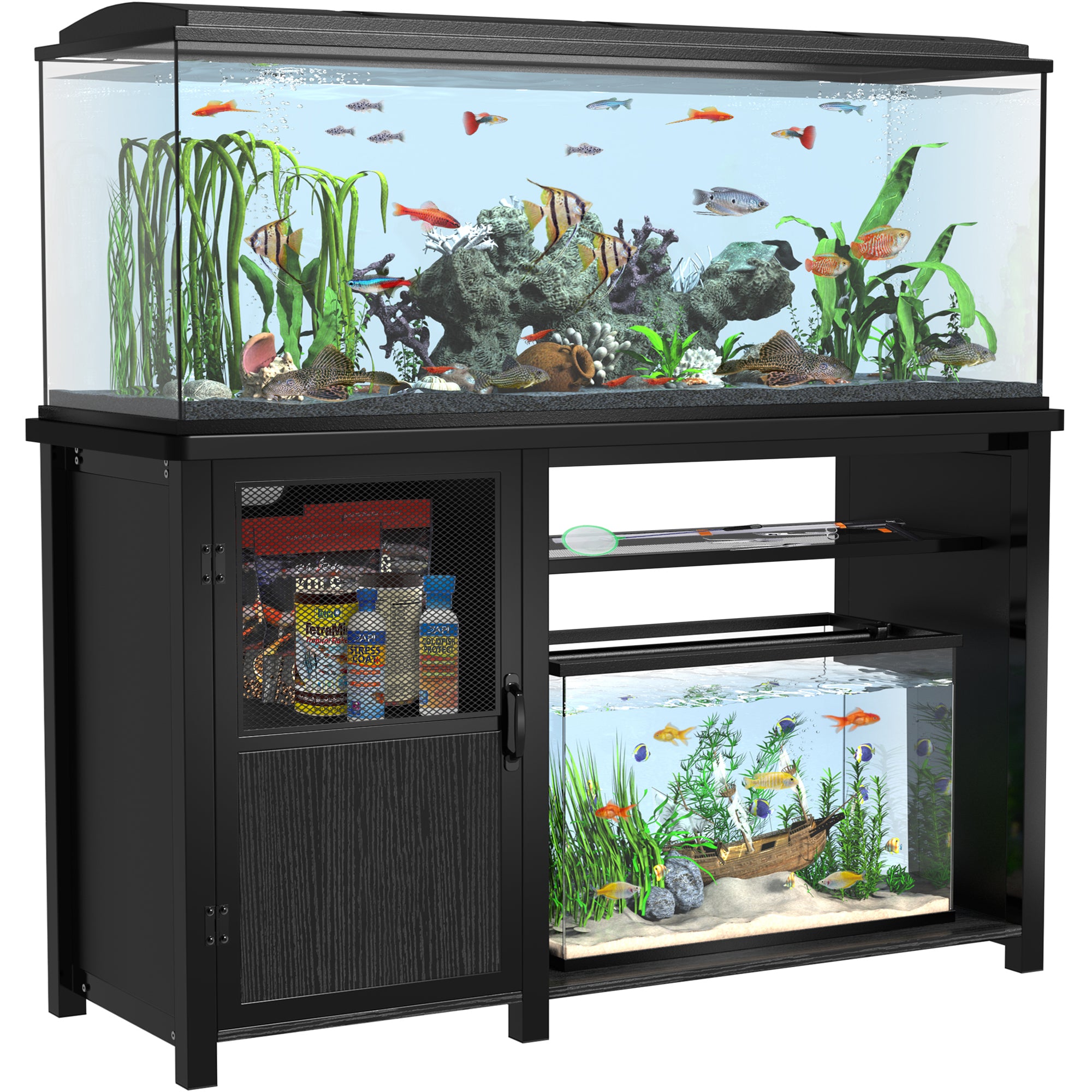 Tetra Tetrafauna 20-Gallon Deluxe Aquatic Glass Turtle Tank Starter Kit ...