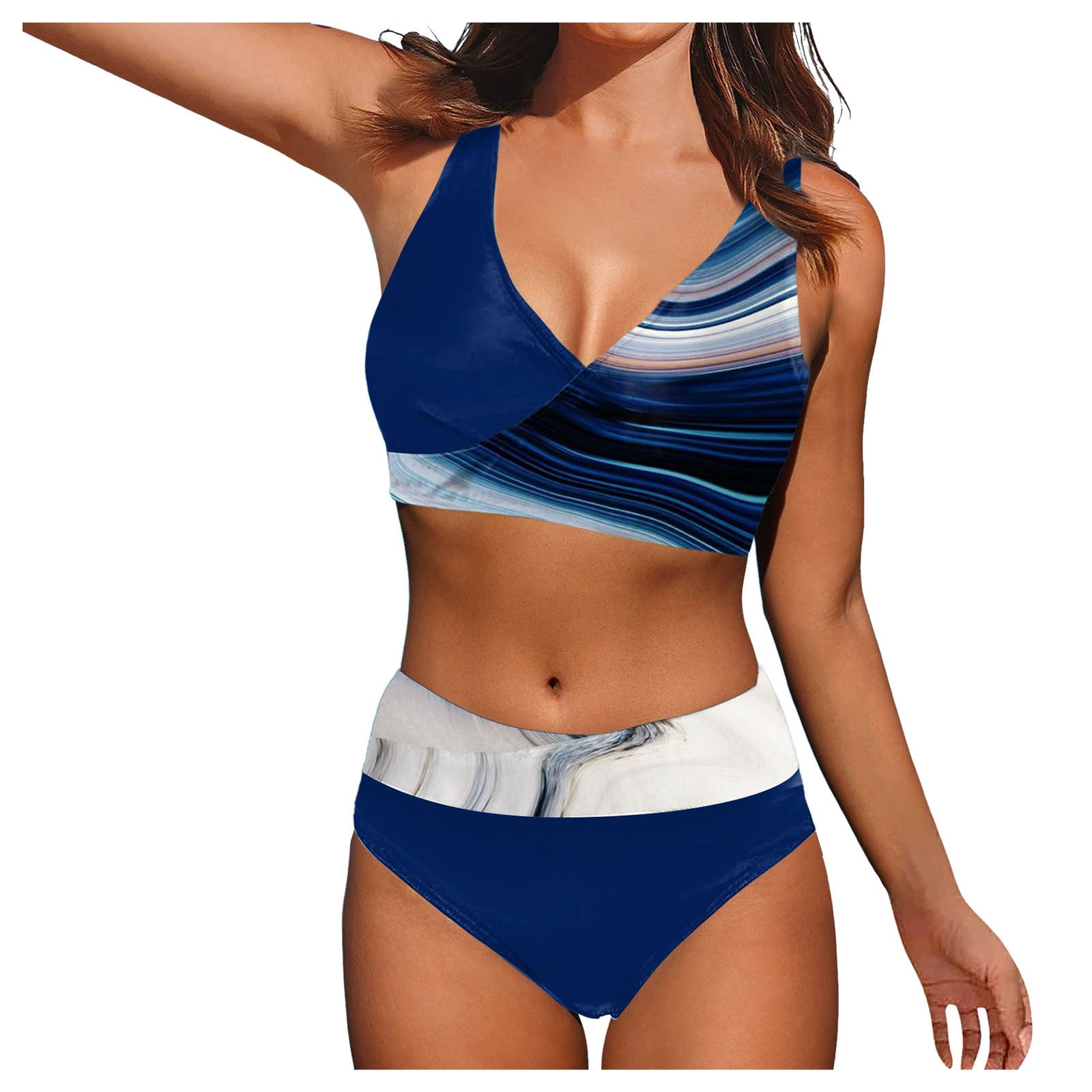 Gdreda Bathing Suit Women Women High Waisted Bikini Sexy Push Up Two