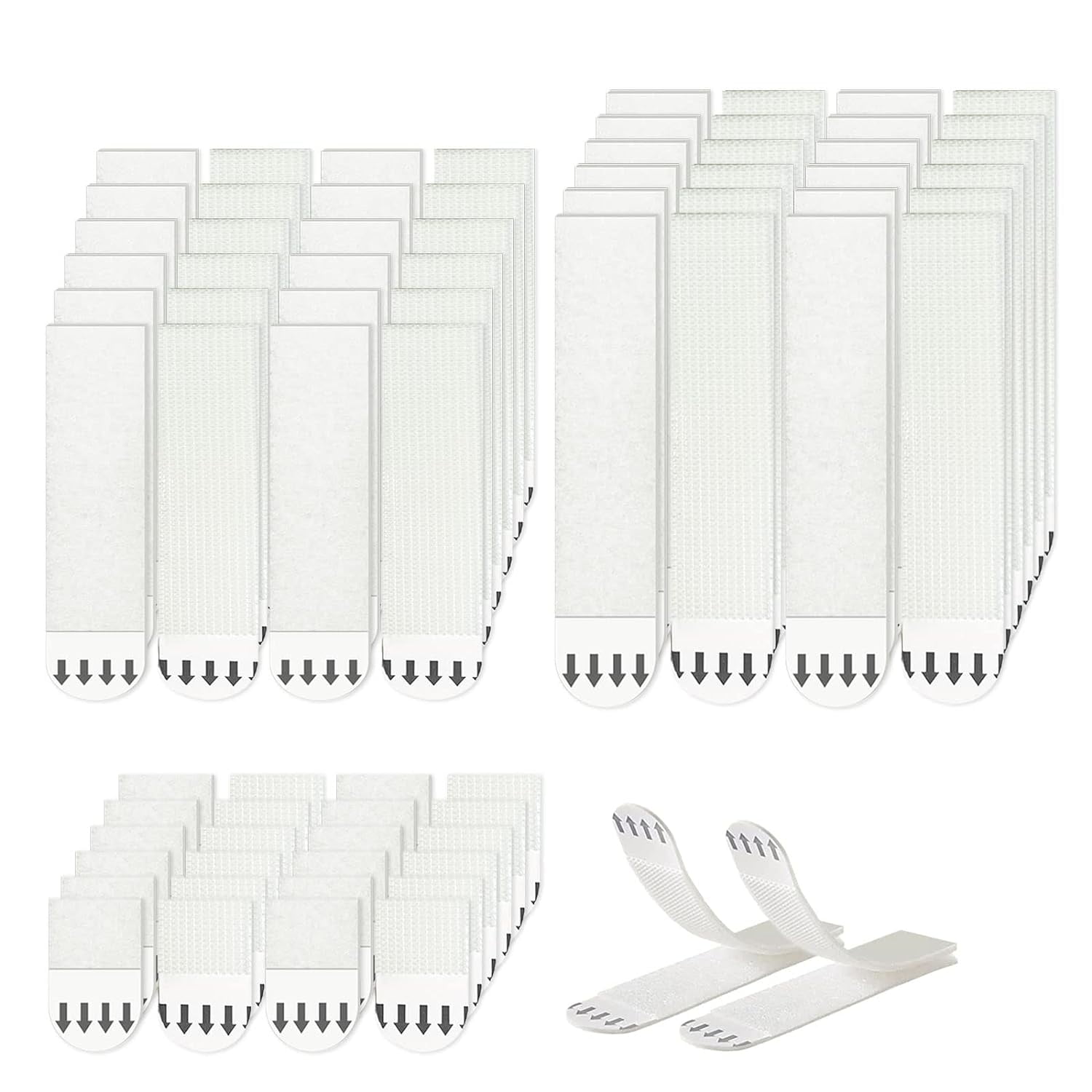 3m Strips Linjieee Big Sticker 36 Pairs Picture Hanging Strips Large ...