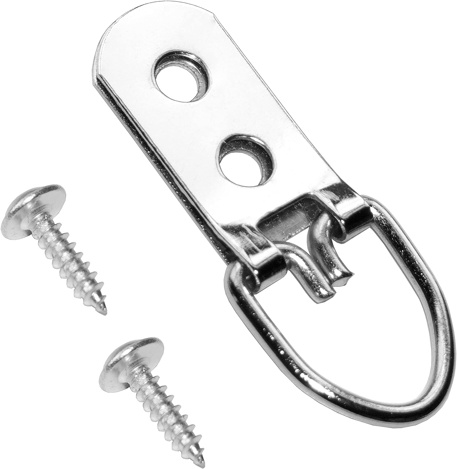 GDRHVFD |48 Pack Heavy Duty Double D-Hole Hooks with Screws for Hanging ...