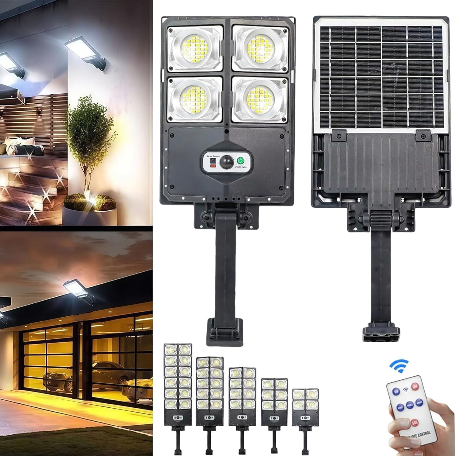 GDSAFS Shineshore Solar Lights, Commercial 1000000lm Led Outdoor Dusk ...