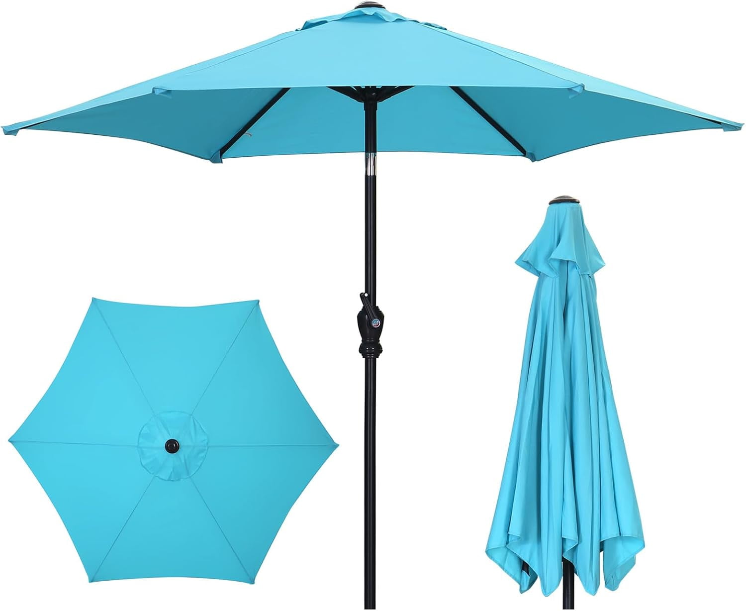 Patio Umbrella Striped Tilt Patio Umbrellas: Great Styles, Impressive ...
