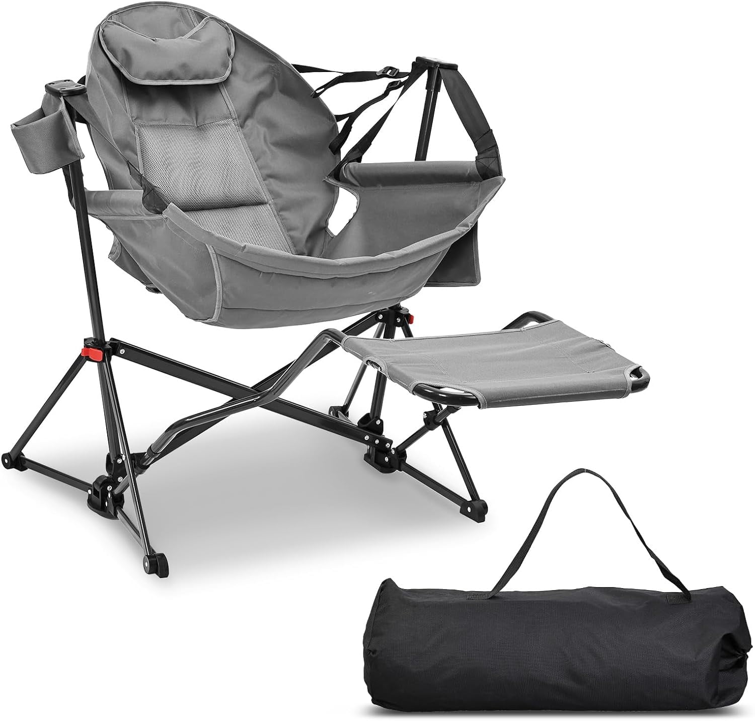 GDY Camping Chairs, Oversized Hammock, Folding Rocking, Adjustable Back ...