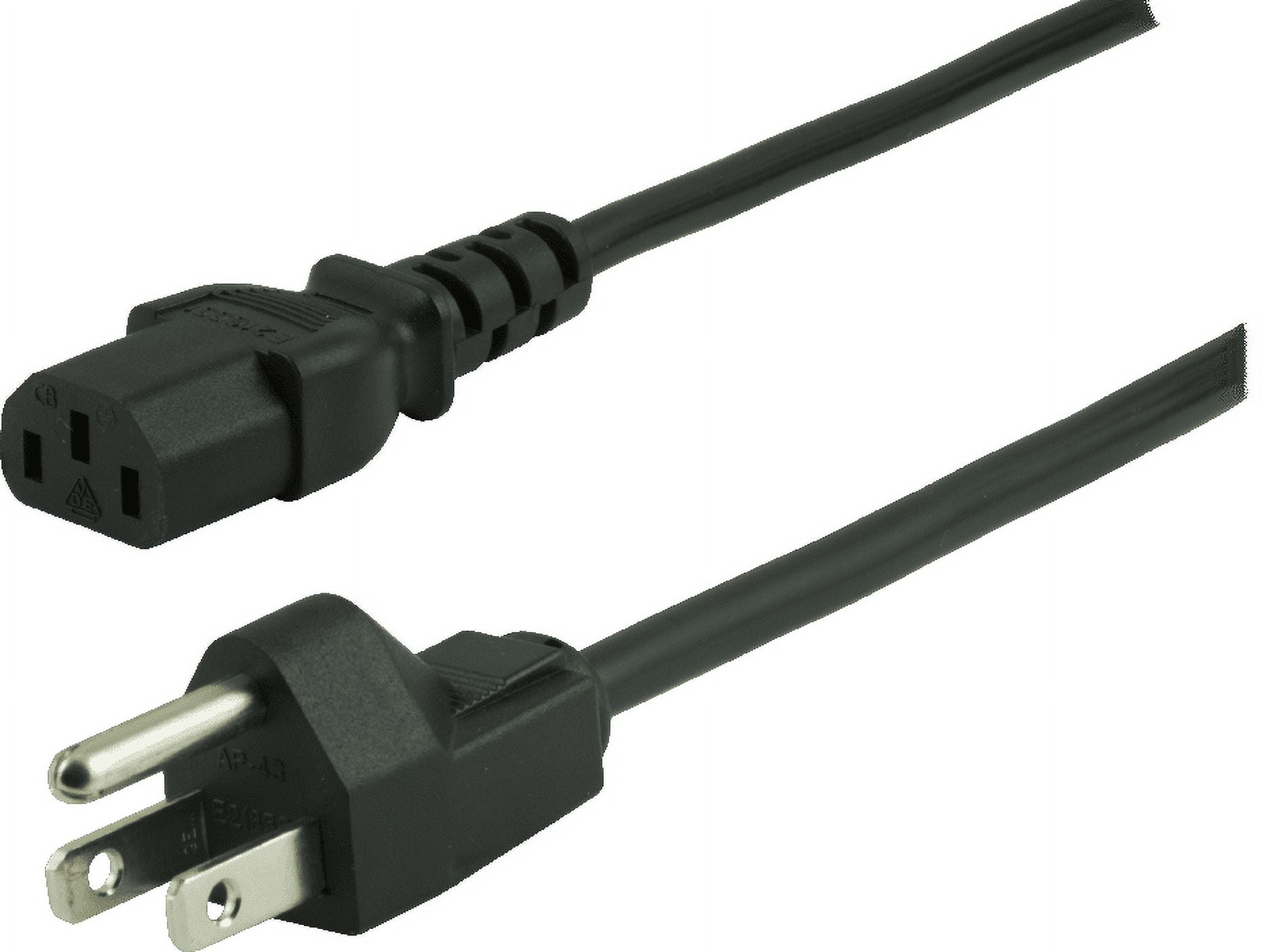 GE 10 ft AC Replacement AC Power Cord, Black, 34507 - Walmart.com