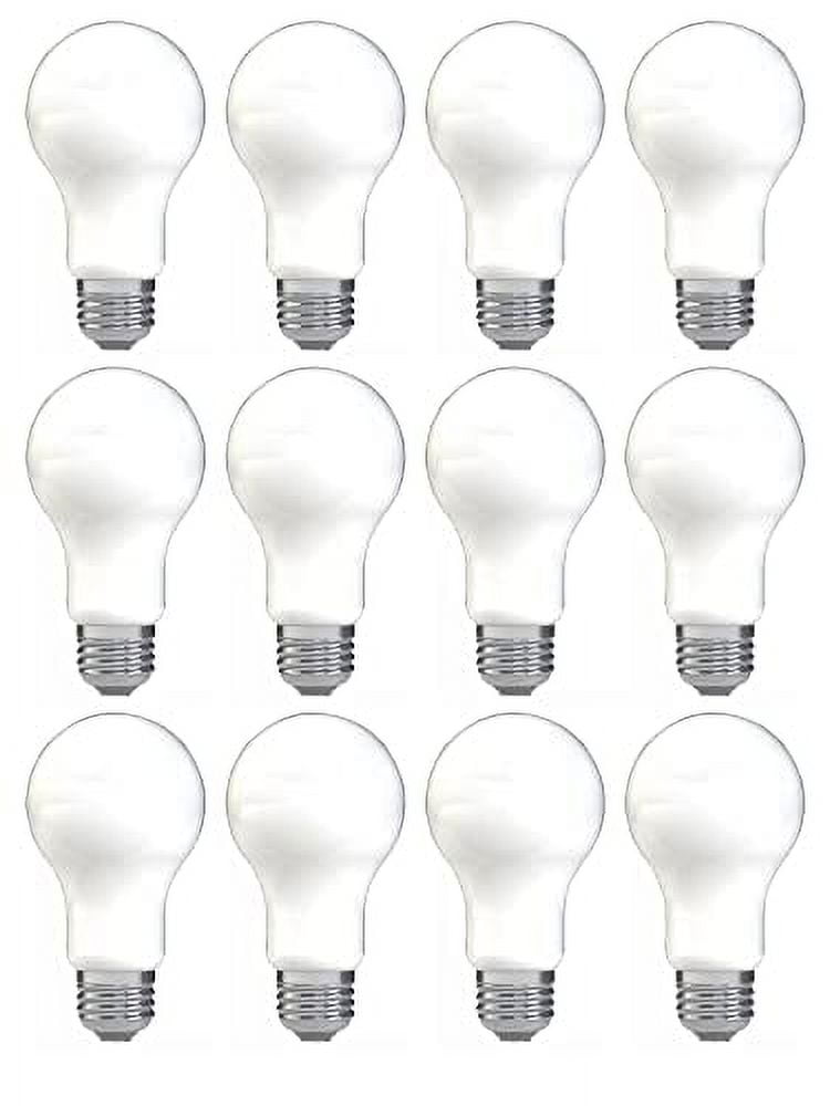 GE (12 Bulbs) 99183 LED A19 Classic Shape, Daylight, 40 watt Equivalent ...