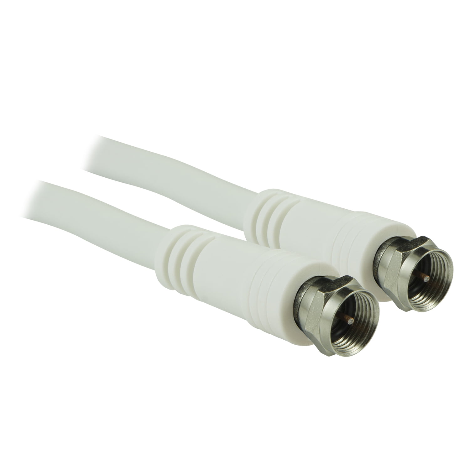 GE 15ft RG6 Coax Cable, F-Type Connections, White, 33603 - Walmart.com