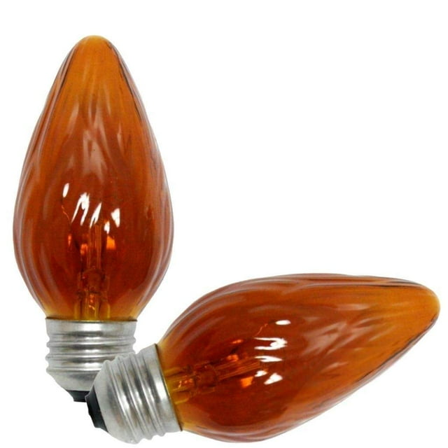 GE 2-Pack 40-Watt Amber Multi-Use Blunt Tip Light Bulbs - Walmart.com