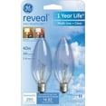 General Electric, 40W Blunt Tip Incandescent Bulbs, Medium E26 Base ...